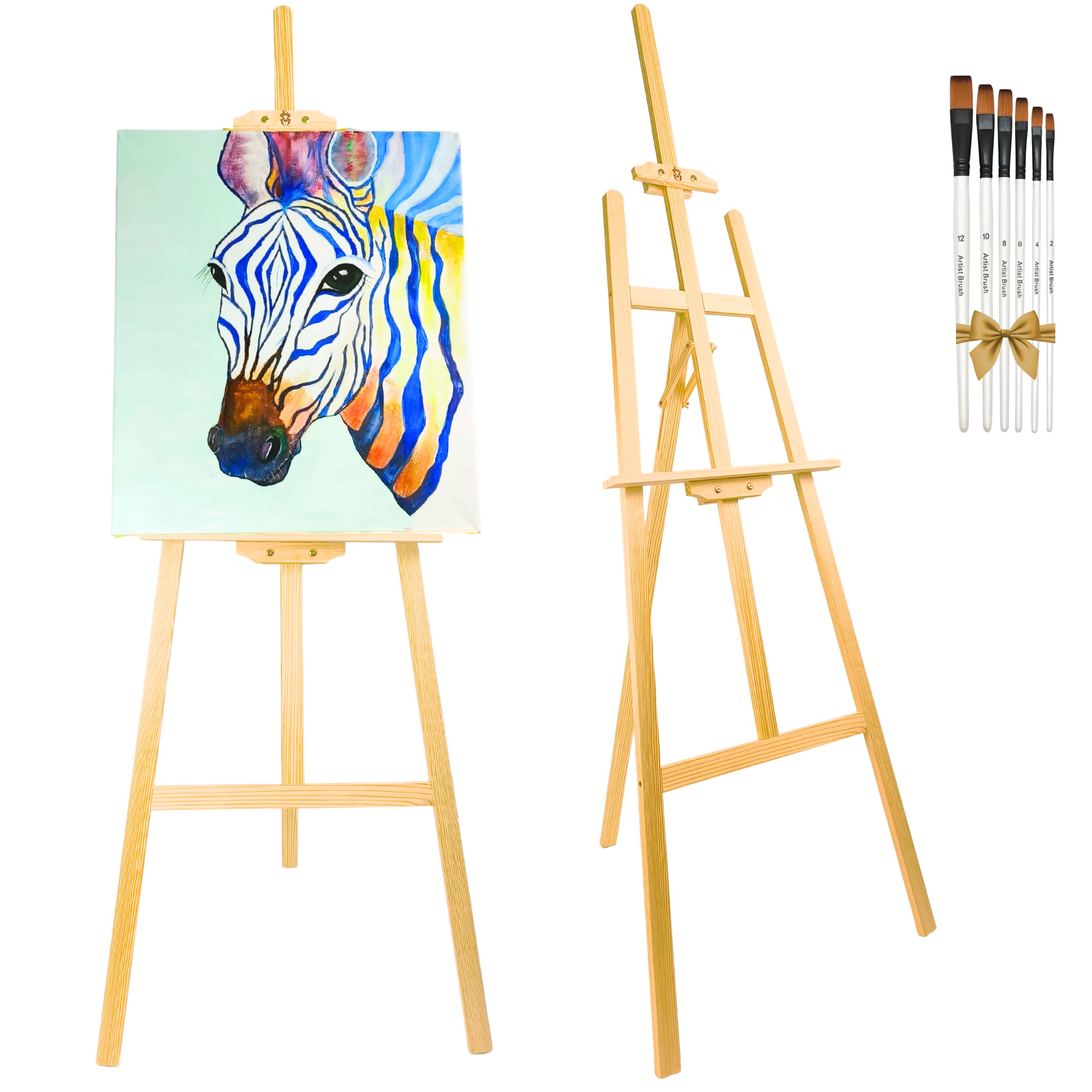 Caballete De Arte Con Pintura HAREMOS UN CABALLETE MINIATURA PINTURA