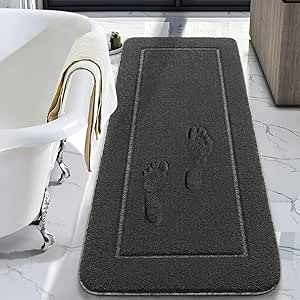 Amazon.com: LOCHAS Luminous Non Slip Bathroom Rugs Runner 24 x 60 Inch ...