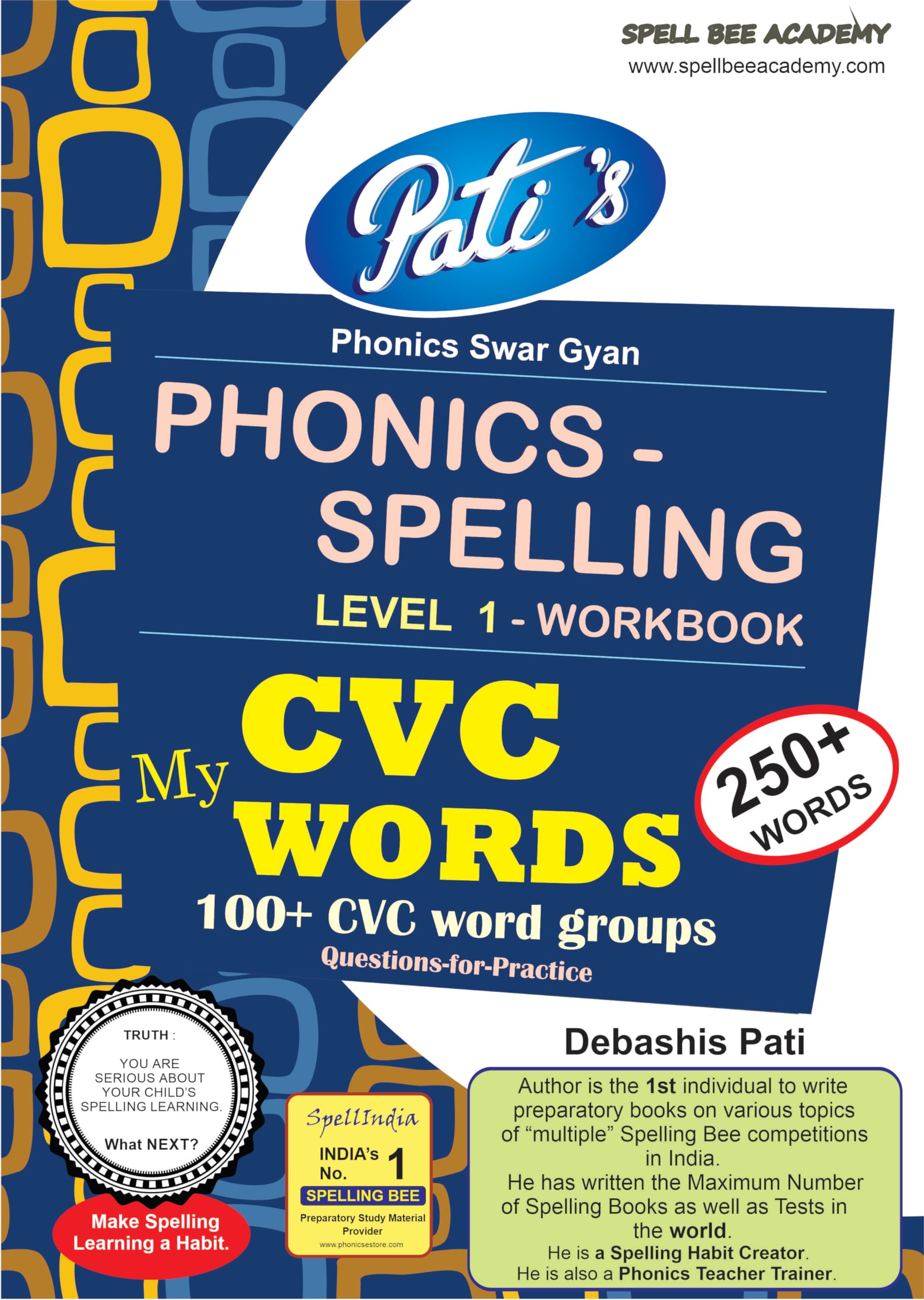 Phonics Spelling Workbook My Cvc Words Cvc Consonant Vowel Consonant ...