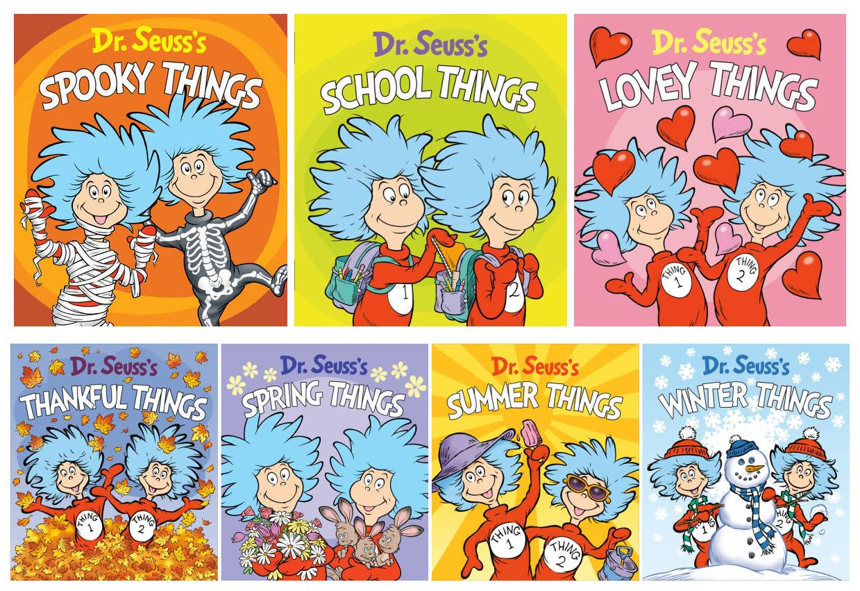 Dr. Seuss’s Things Board Books Series 7 Books Set: Dr. Seuss: Amazon ...