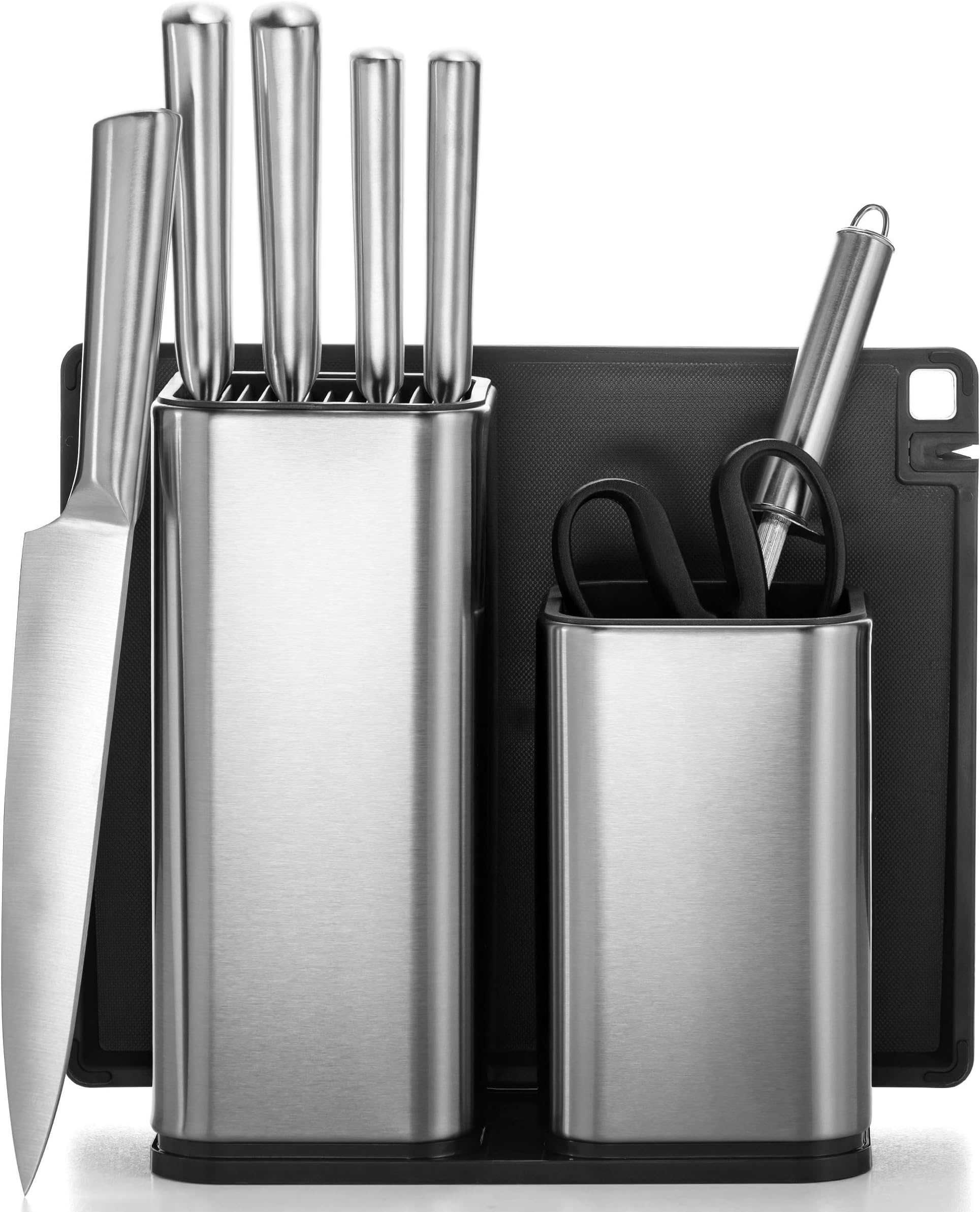 Amazon.com: Joseph Joseph 10300 Elevate Knife Set with Slimline Bamboo ...