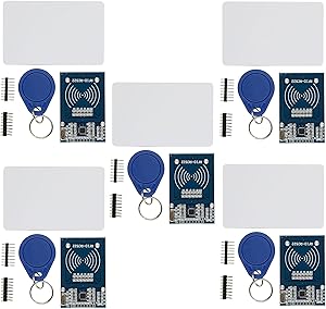 Amazon.com: WWZMDiB 5 Pcs Mifare RC522 RFID Reader Writer Module Kit ...