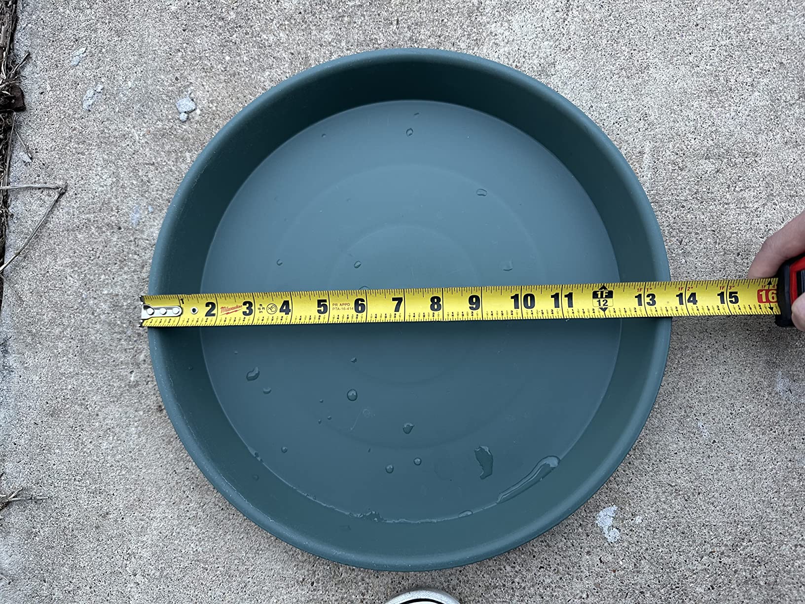Amazon.com: Bleuhome 2 Pack of Bird Bath Bowl 14", 1.6" Depth, 10 12 14 ...