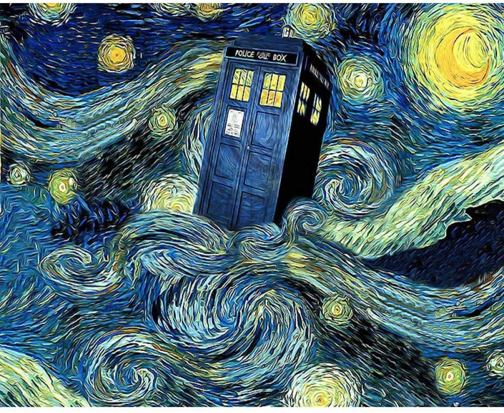 Tardis Starry Night