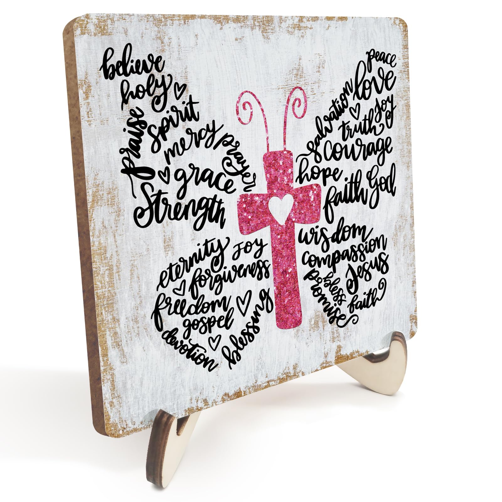 Snapklik.com : Inspirational Sign Rustic Desk Decor Decorative ...
