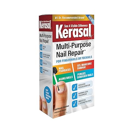 Kerasal Multi-Purpose Nail Repair, Nail Solution for Discolored and ...