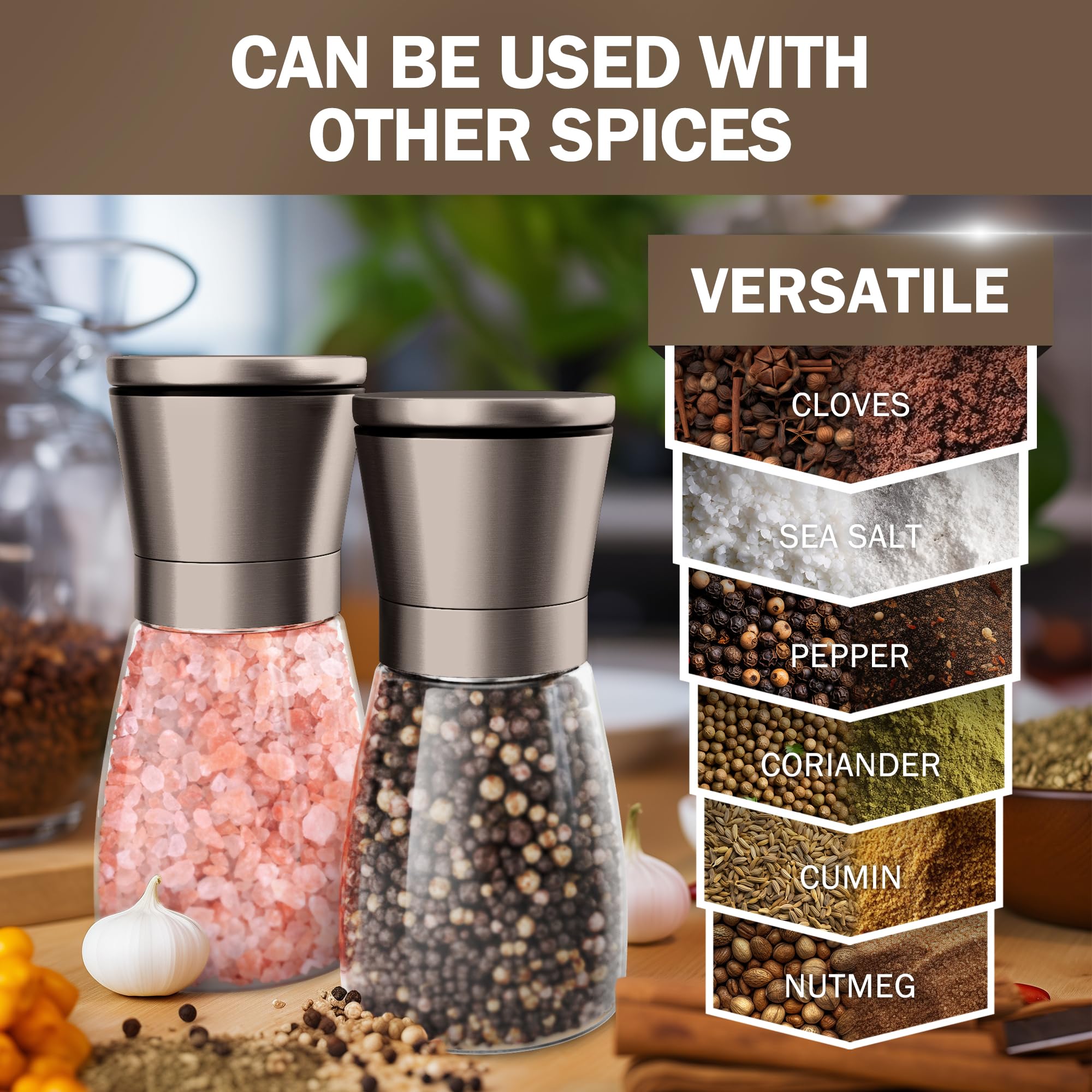 Snapklik.com : Home EC Original Gun Metal Bronze Salt And Pepper ...