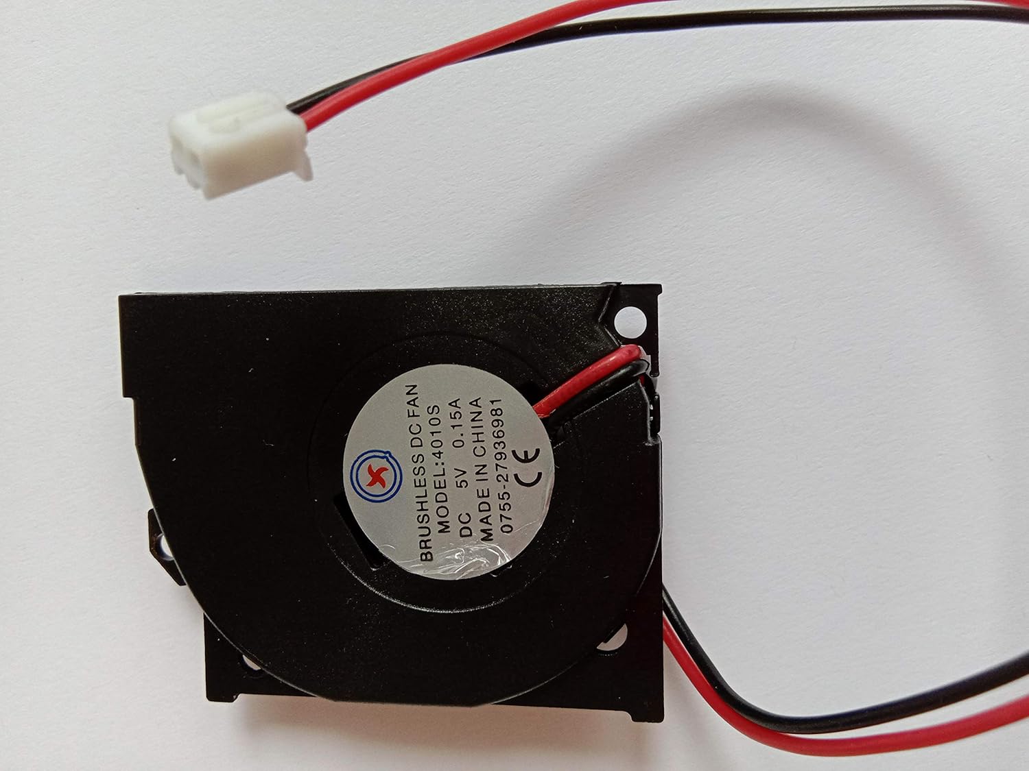 Amazon.com: 2 pcs Brushless DC Blower Fan 4010S 5V 2 Wires 50x40x10mm Sleeve-Bearing Skywalking ...