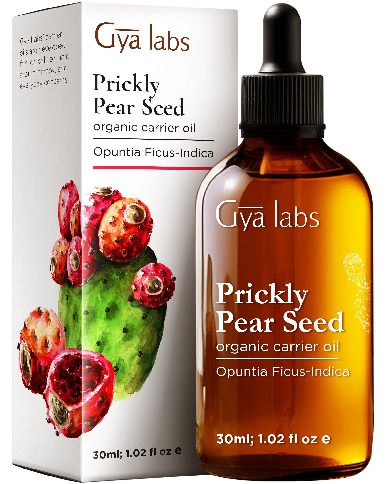 Snapklik.com : Gya Labs Prickly Pear Seed Carrier Oil - 1 Fl Oz - For Hair