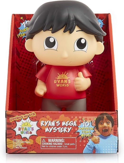 Ryan’s World Toys Pack Collectible Mystery Figure Set, World Ryan ...