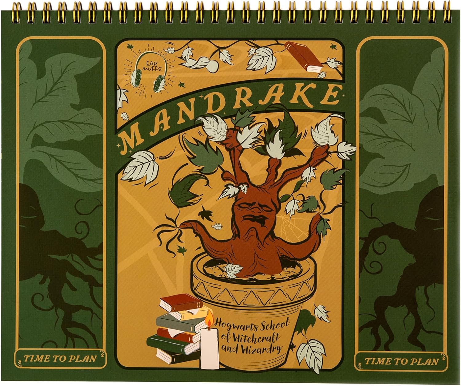 Amazon.com : Conquest Journals Harry Potter Herbology Undated Weekly ...