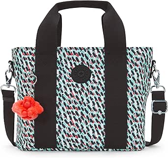 Amazon.com: Kipling Minta Medium Printed Tote Bag Abstract Print ...