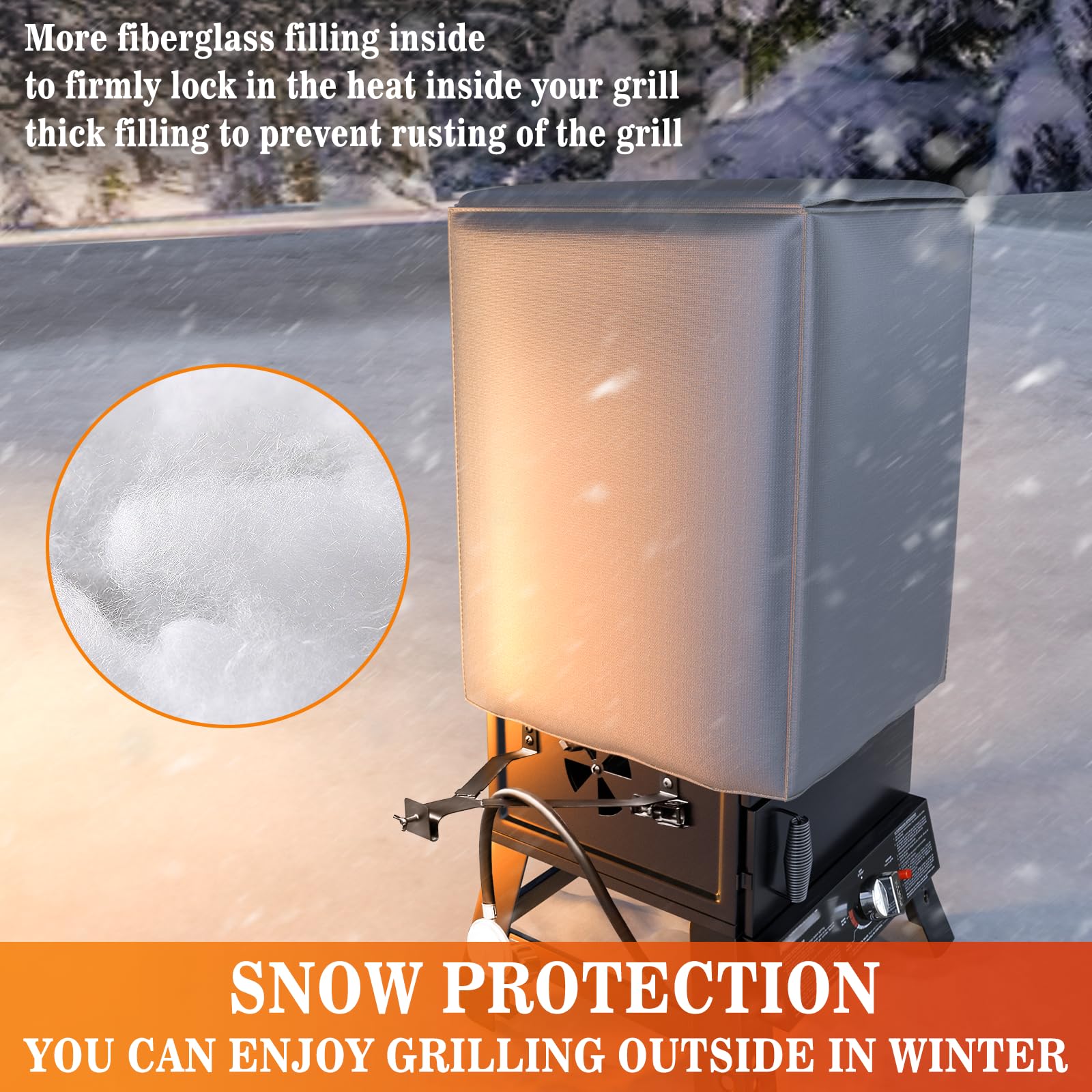 Hisencn Grill Thermal Insulation Blanket for Masterbuilt 30-inch ...