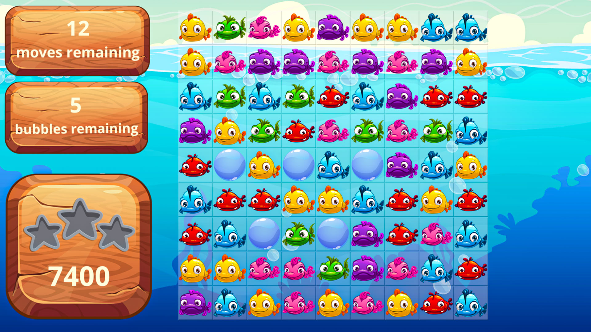Fish Match 3 Puzzle Games For Kids - Aqua Matching Adventure For Fire ...