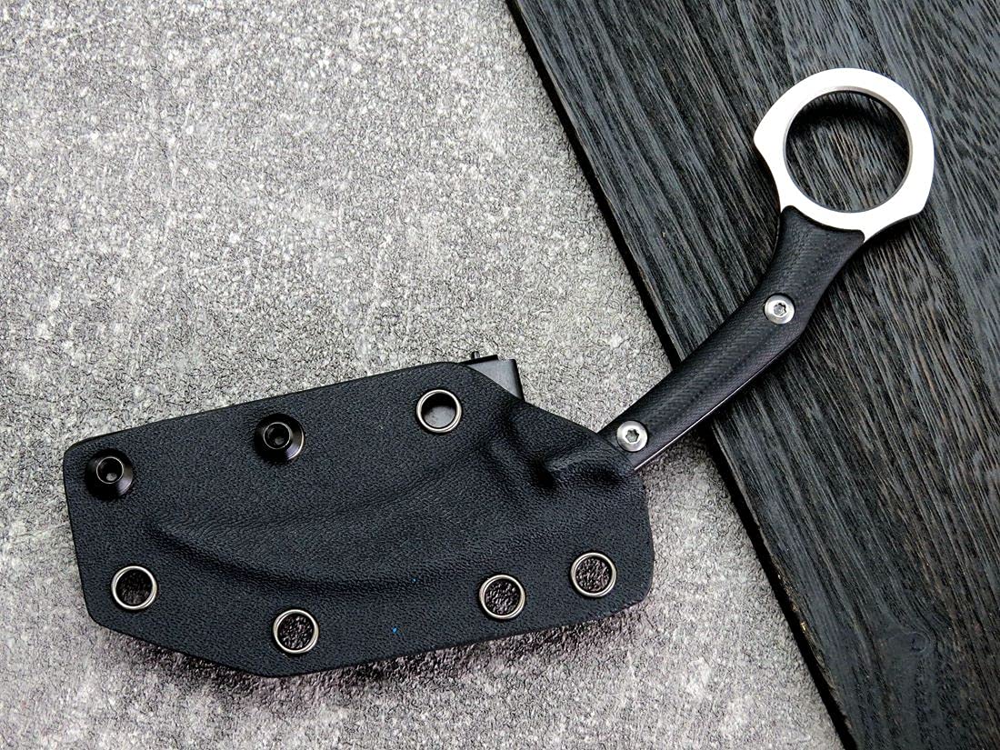 Snapklik.com : Ccanku C1151 Fixed Blade Knife D2 Steel Blade G10 Handle ...