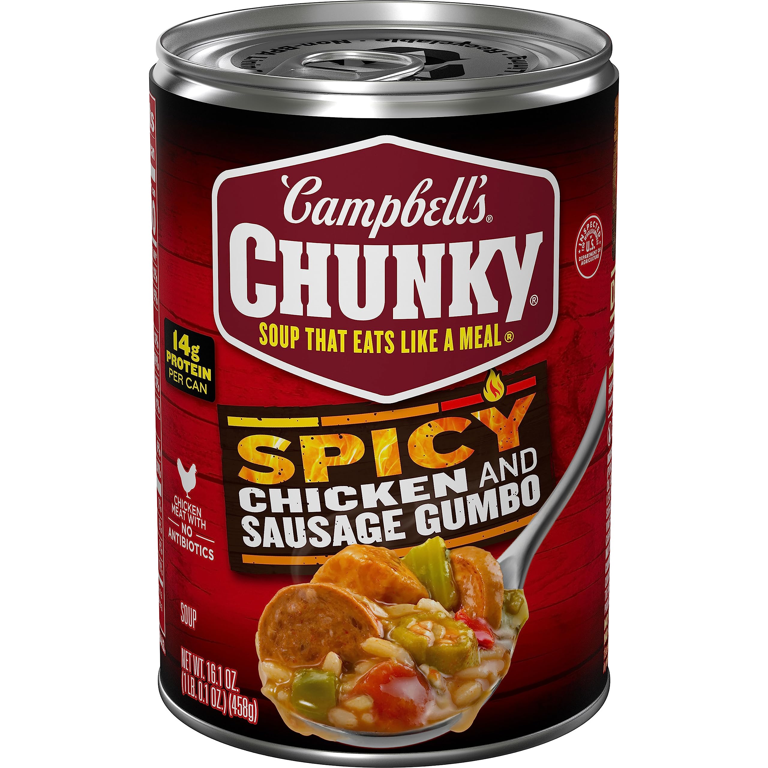 Snapklik.com : Campbells Chunky Soup, Spicy Chicken And Sausage Gumbo ...