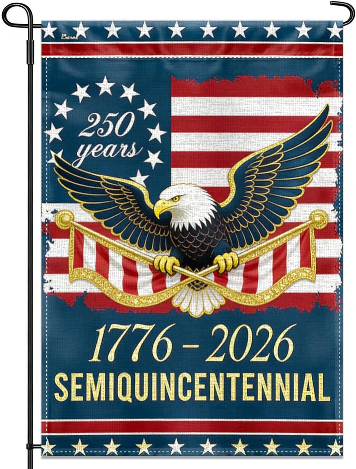 Amazon.com : 250th Anniversary America Garden Flag 250 American Yard ...
