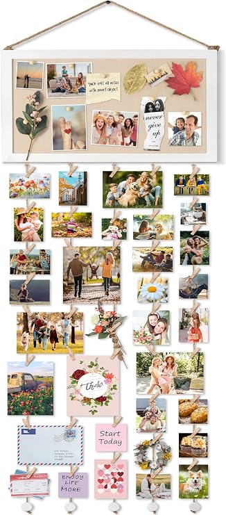 Amazon.com - Bikoney Large Collage Picture Frame with Bulletin Board ...