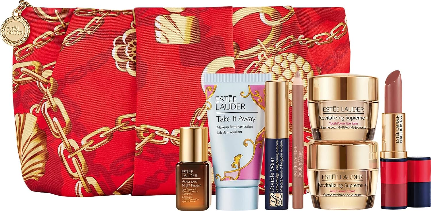 Estée Lauder Chain Print Pouch Luxury Skincare and Beauty essentials ...