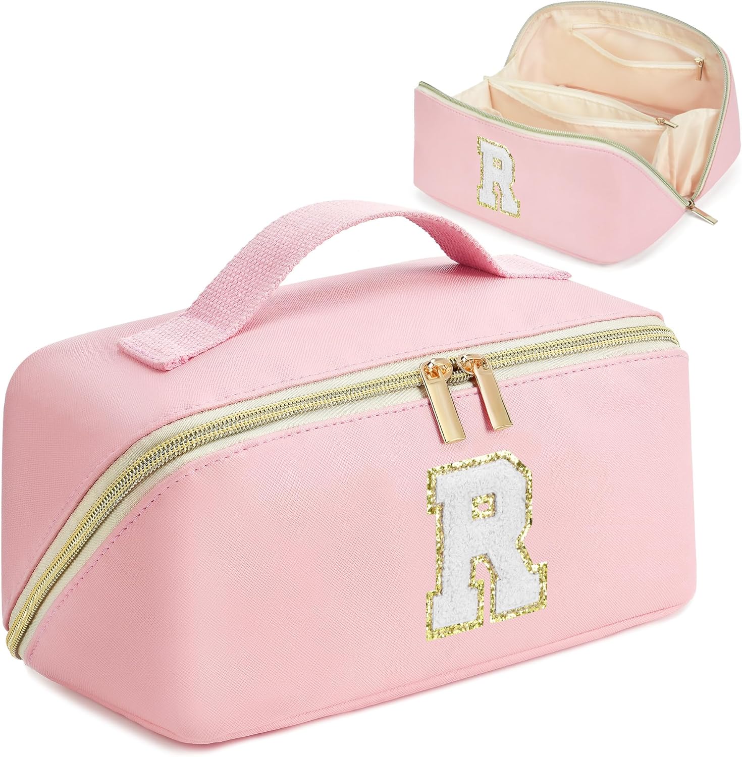 Amazon.com: DTBG Initials Makeup Bag for Women, Birthday Gifts for ...