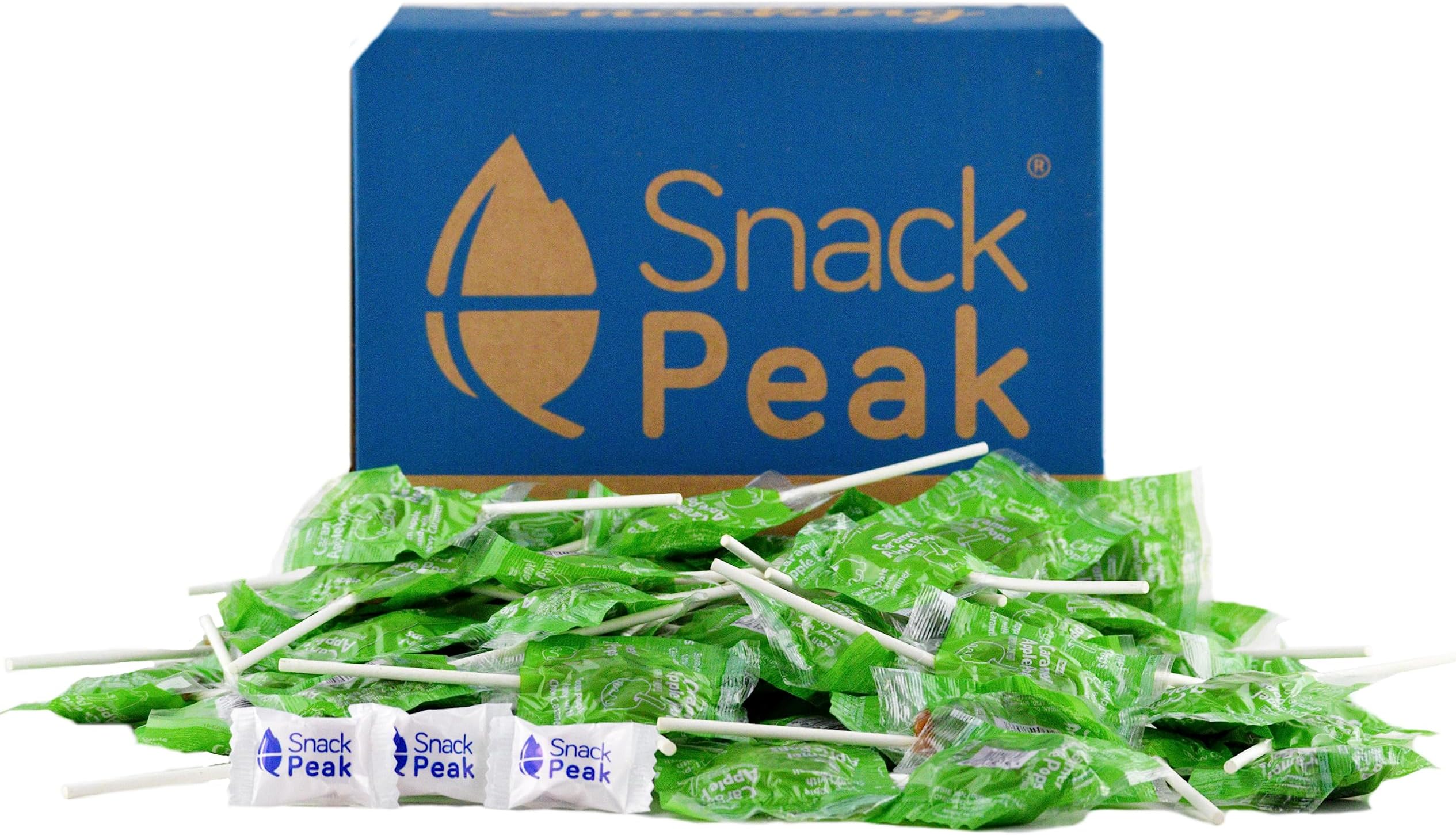 Amazon.com : Caramel Apple Orchard Pops Snack Peak Gift Box 3 lb (Green ...