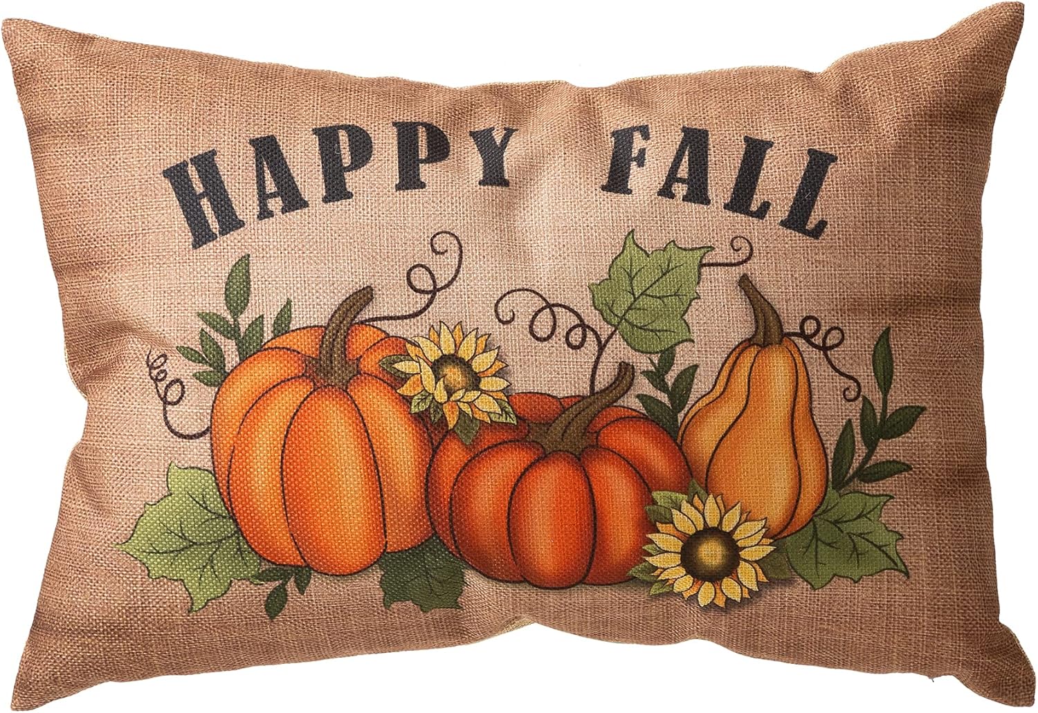 Amazon.com: Glitzhome Happy Fall Throw Pillows with Insert, 17.72 ...