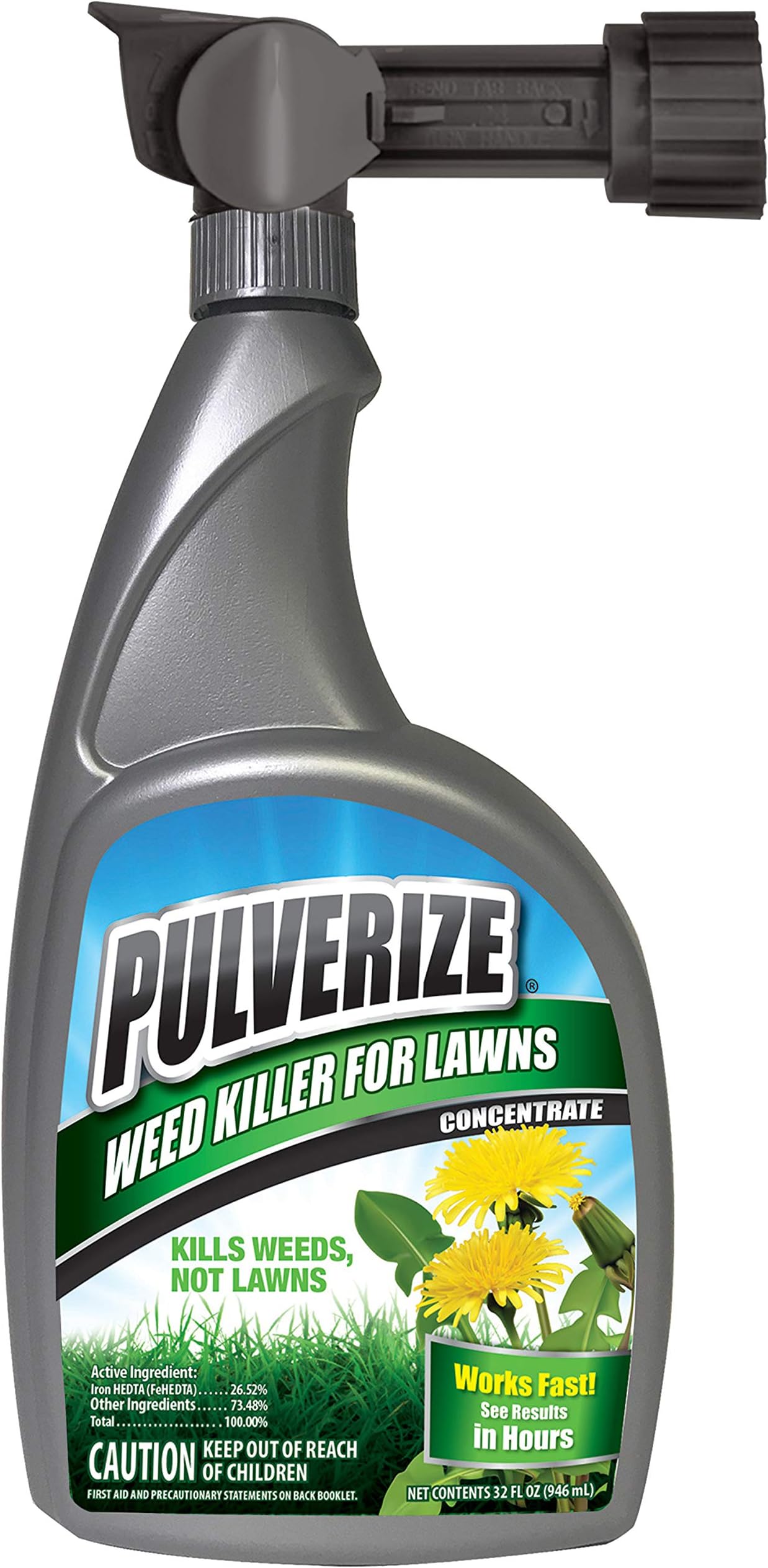 Amazon.com : Pulverize PWG-B-128-S Grass Ready to Use Weed Killer, 128 ...