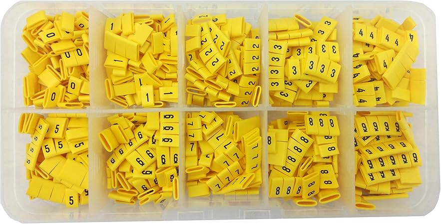 OznaczTo Kabelbeschriftung Clip - Kabelmarkierer - Verpackt in einer ...