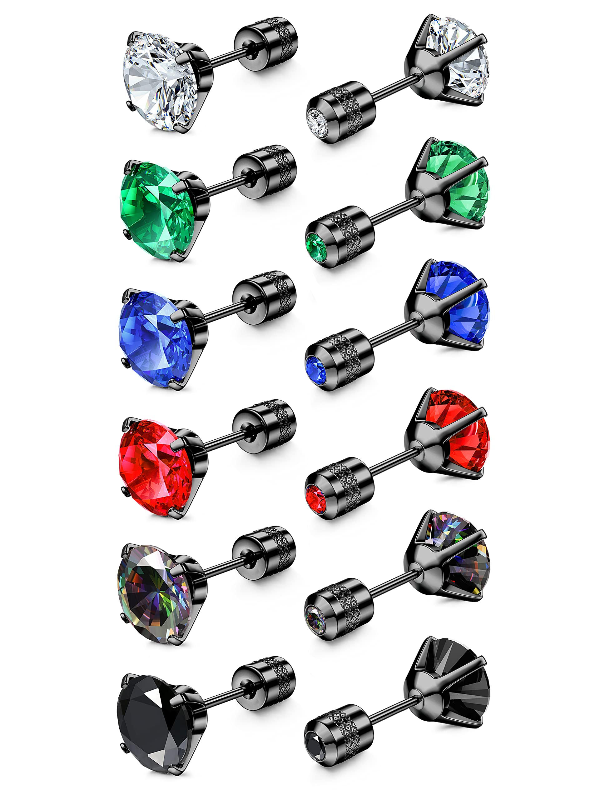 Fibo Steel For Men Women Surgical Stainless Steel Stud Earrings ...