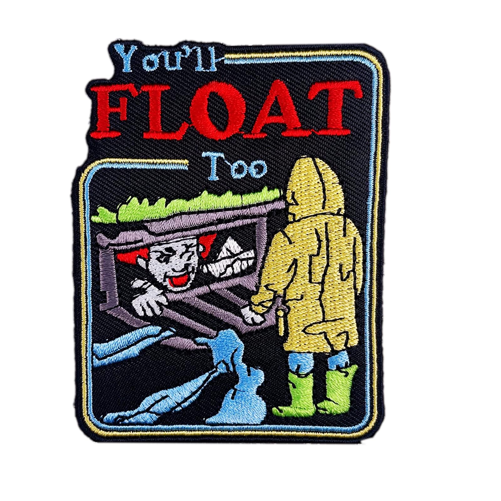 Amazon.com: Obokata Iron On Embroidered Patches, YOU'LL FLOAT TOO ...