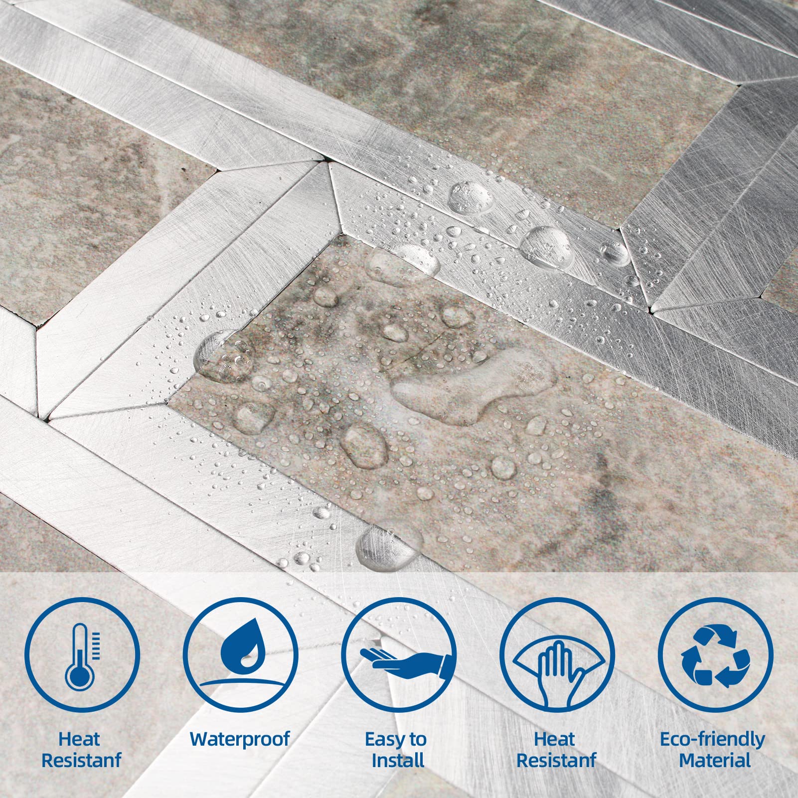 Snapklik.com : Yipscazo 10 Sheets Peel And Stick Backsplash Tiles For ...