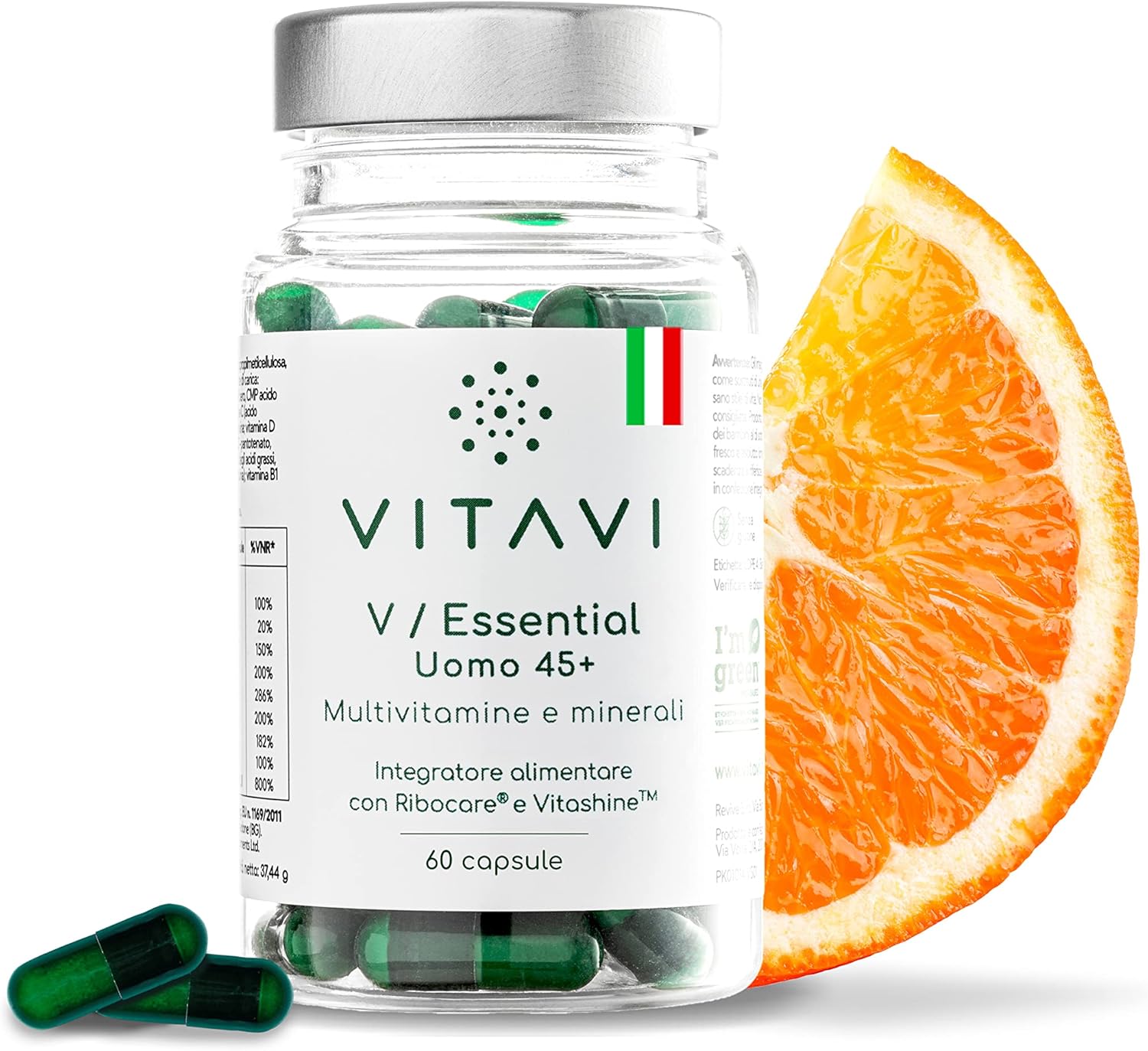 Integratore Multivitaminico uomo Completo 45+ di VITAVI V/ESSENTIAL ...