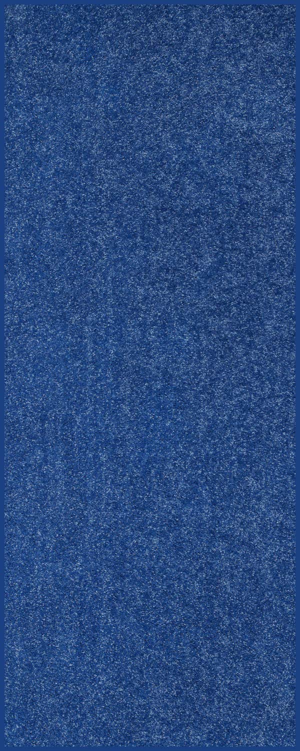 Amazon.com: Home Queen Solid Color Custom Size Runner Area Rug Royal, 2 ...