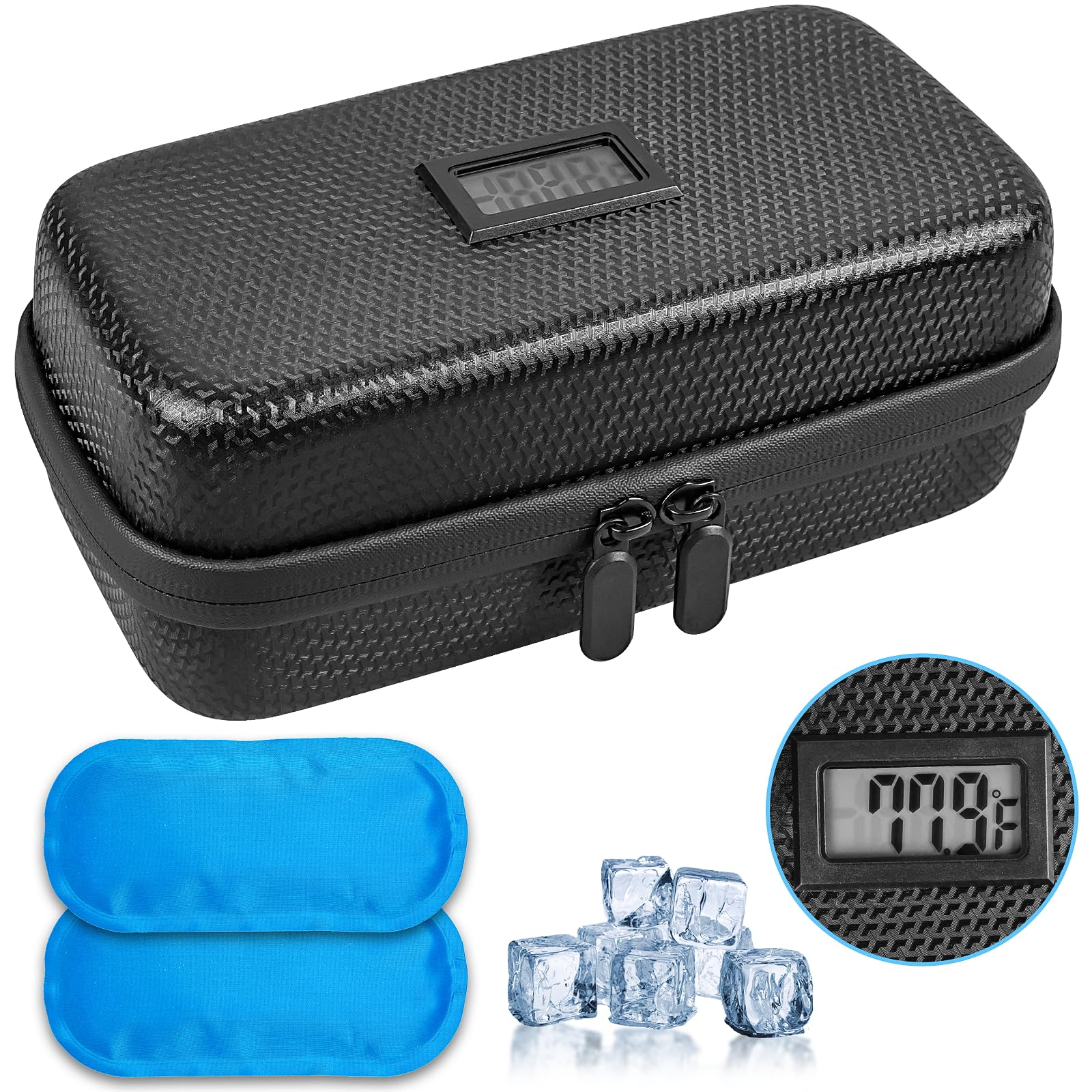 Amazon.com: LITOAPH 24H Portable Insulin Cooler Travel Case with ...