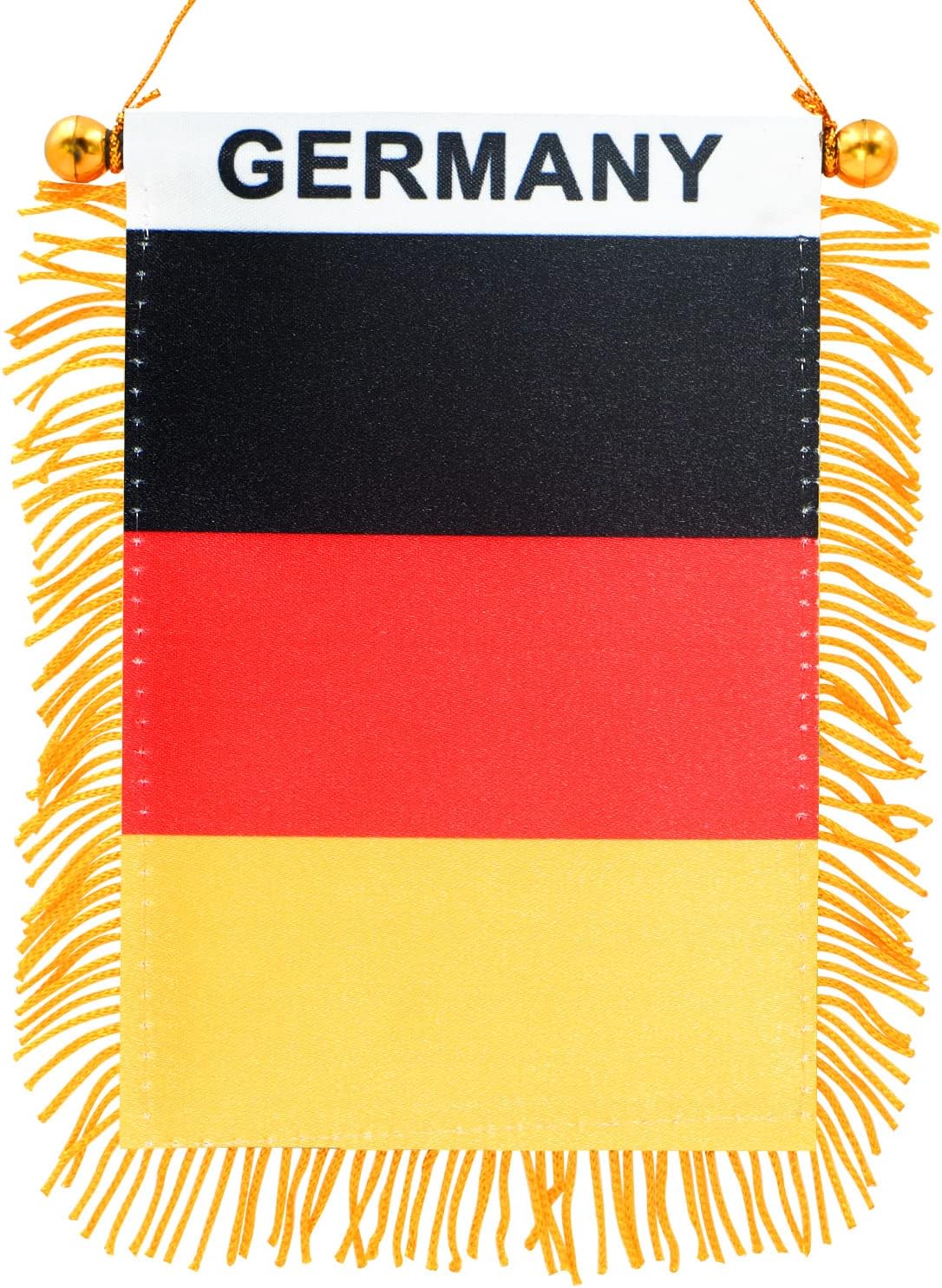 Amazon.com : Anley 4 X 6 Inch Germany Fringy Window Hanging Flag - Mini ...