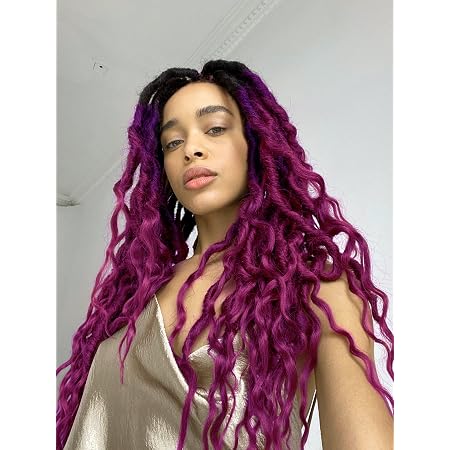 Amazon.com : SuyiIRL Goddess Faux Locs Crochet Braid Hair Bohemian Locs ...
