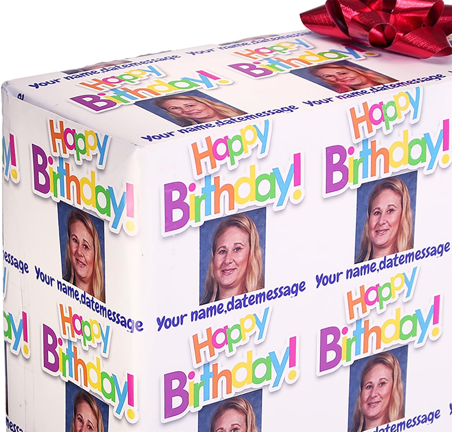 Amazon.com: Fun Gift Wrap Personalized Birthday Wrapping Paper - Custom ...