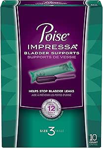 Amazon.com: Poise Impressa Bladder Supports, Size 3, 10 Tampons ...