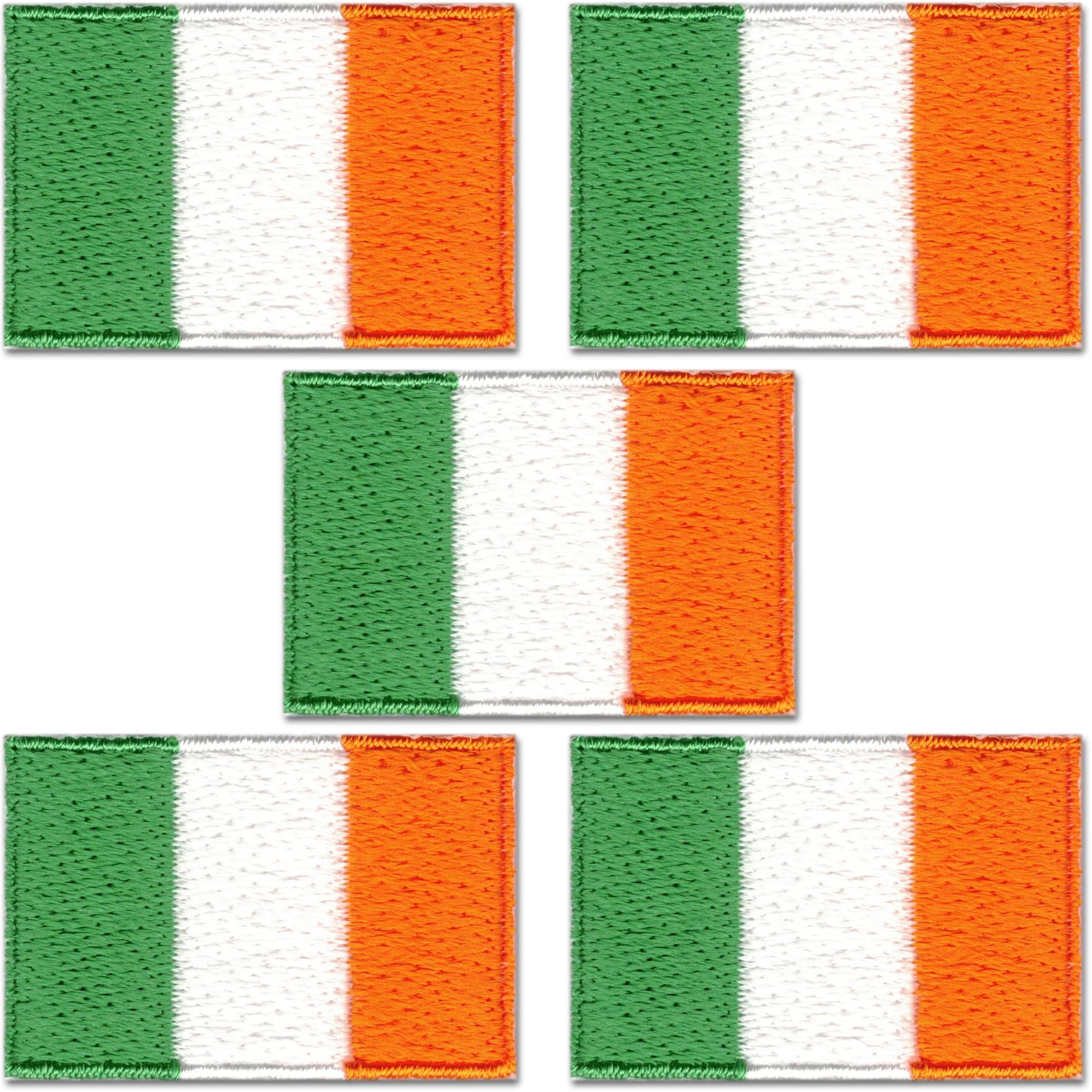 Amazon.com: Erin Go Bragh Flag Embroidered Patch Irish Iron-On Ireland Clover Shamrock Emblem ...