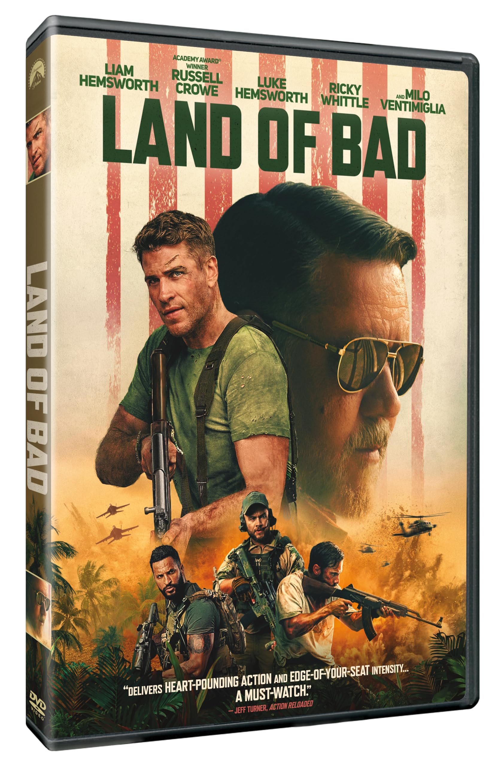 Amazon.com: Land of Bad [DVD] : Milo Ventimiglia, Liam Hemsworth ...