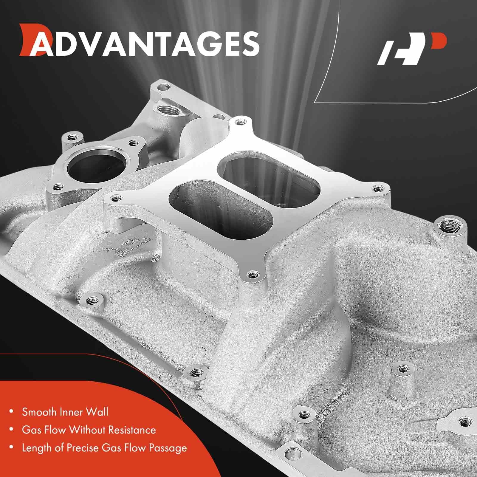 A-Premium Engine Aluminum Dual Plane Intake Manifold Compatible with ...