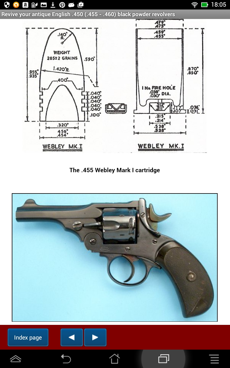 Reloading new .450 (.455) black powder cartridges - App on Amazon Appstore