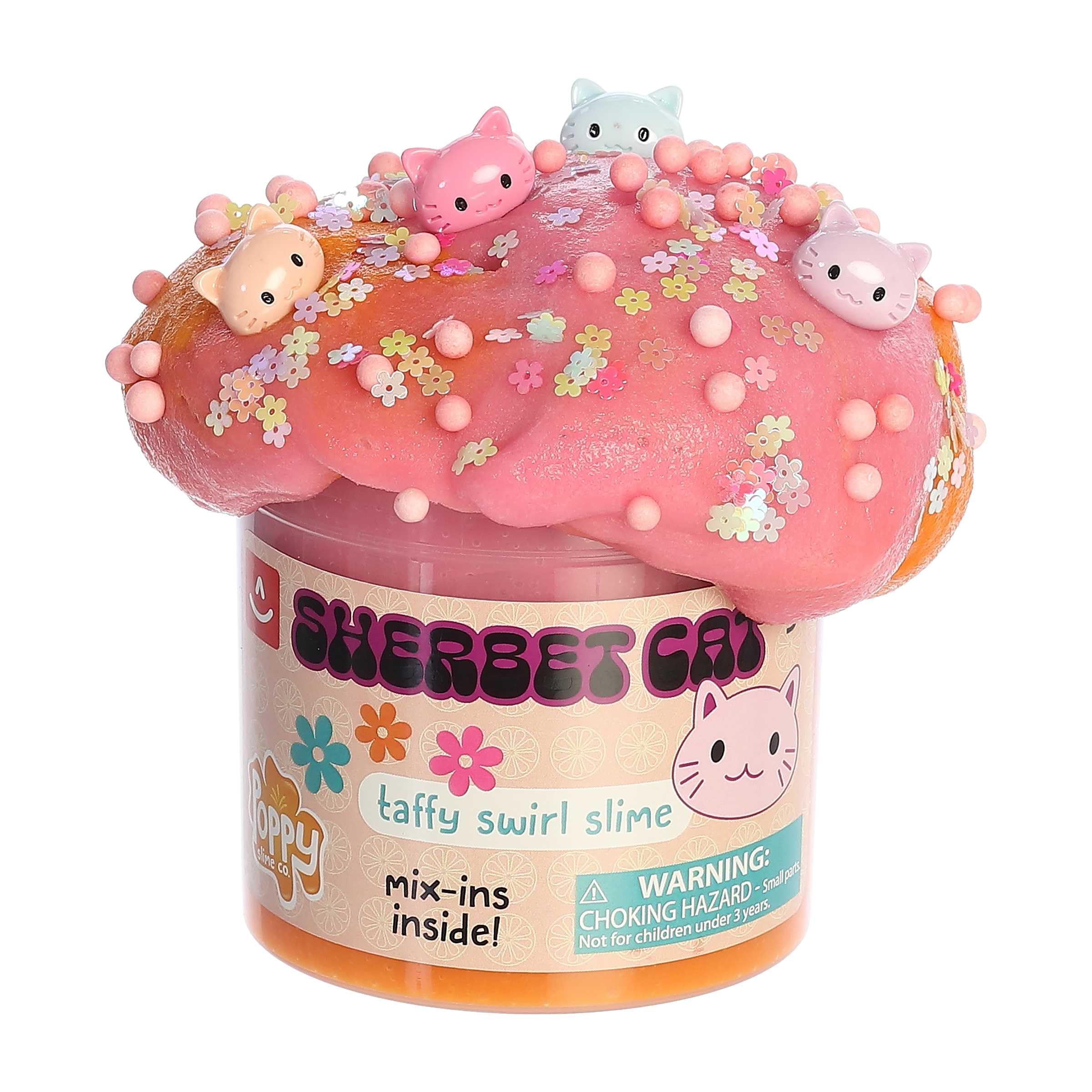 Amazon.com: Aurora® Toys Gooey Poppy Slime Co.™ Sherbet Cat Slime Toy ...