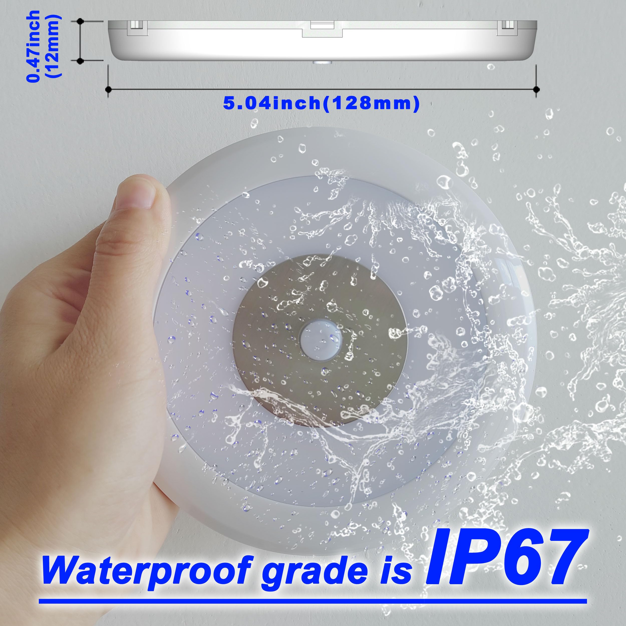 Snapklik.com : DC 12V RV Led Lights Interior,4 Colors Puck Camper ...