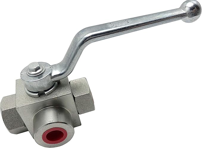 Amazon.com: NKAIKE Hydraulic High Pressure Shut-Off Ball Valve 3 Way 3/ ...