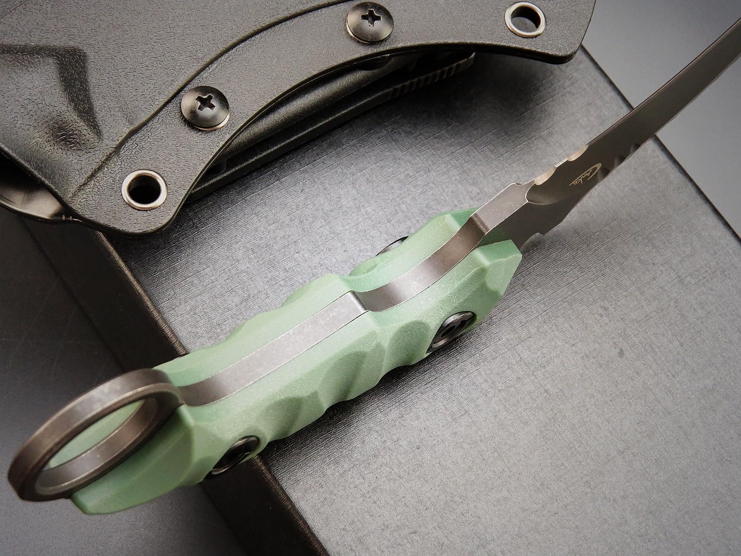 Snapklik.com : Ccanku C1691N Fixed Blade Knife,D2 Steel Nylon ...