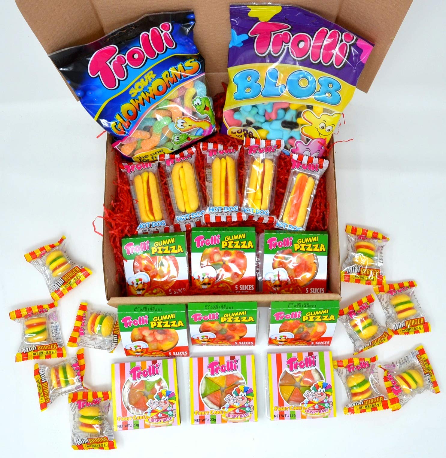 Buy Trolli Sweet Selection Box Burgers Pizza Fruit Cake Hot Dogs Sour ...