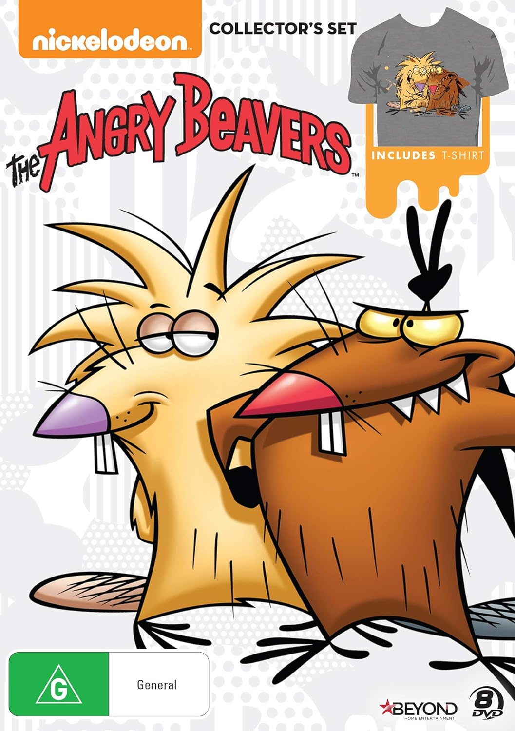The Angry Beavers Collector's Set (T-Shirt) (8DVD): Amazon.co.uk: DVD ...
