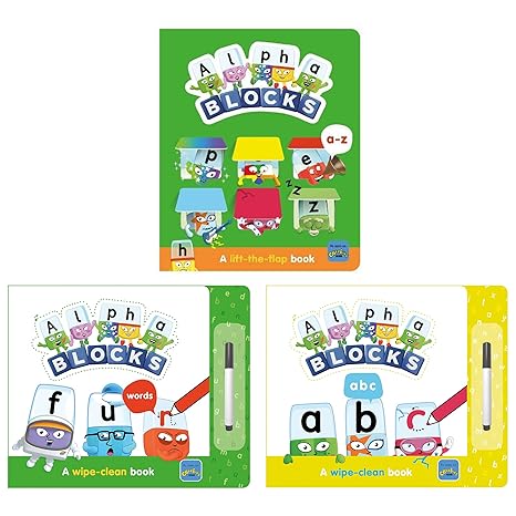 Alphablocks Series 3 Books Collection Set (Alphablocks A-Z Phonics ...