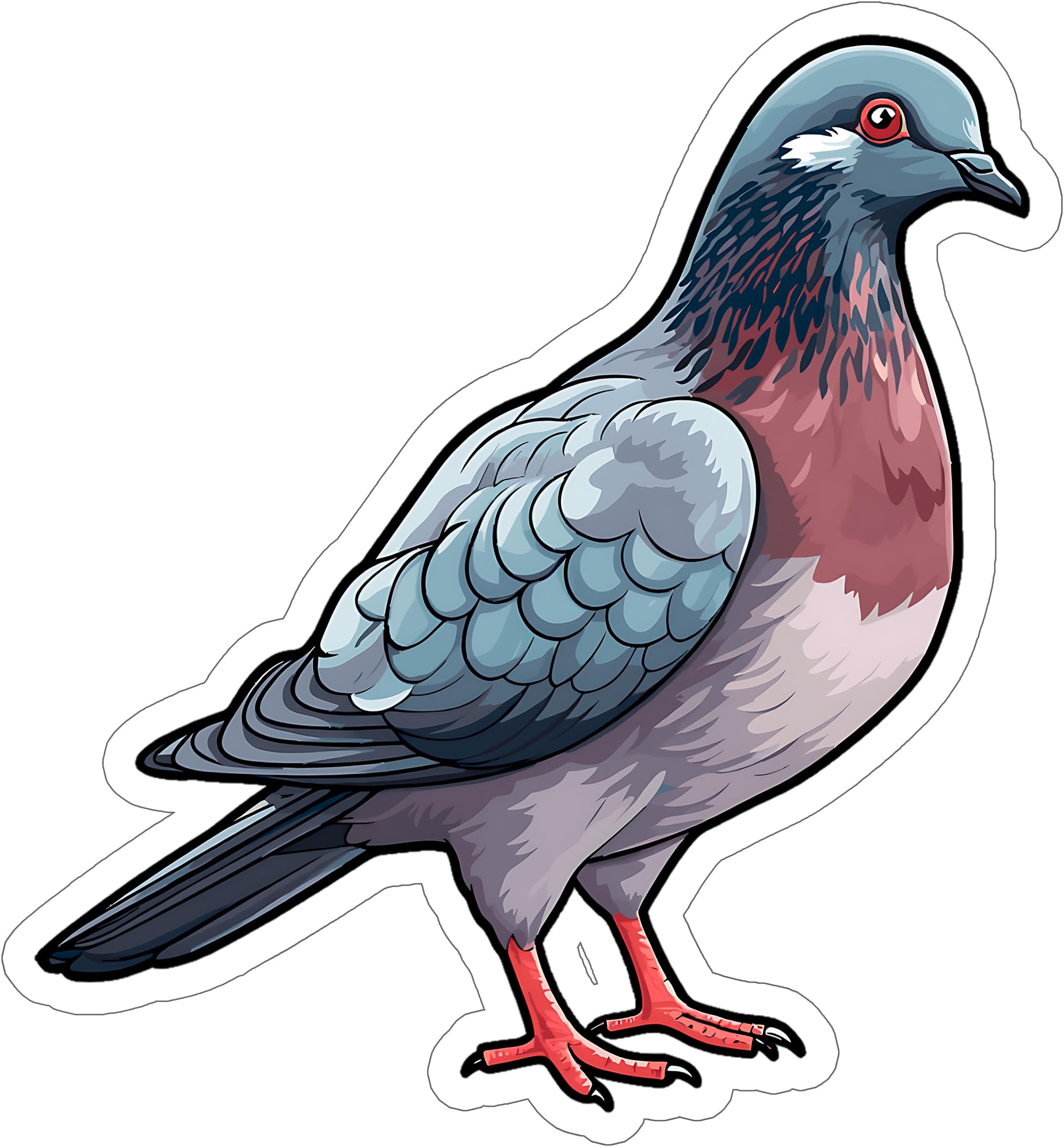 Amazon.com: 50 Packs Pigeons Stickers Water Bottles Laptop Phone ...